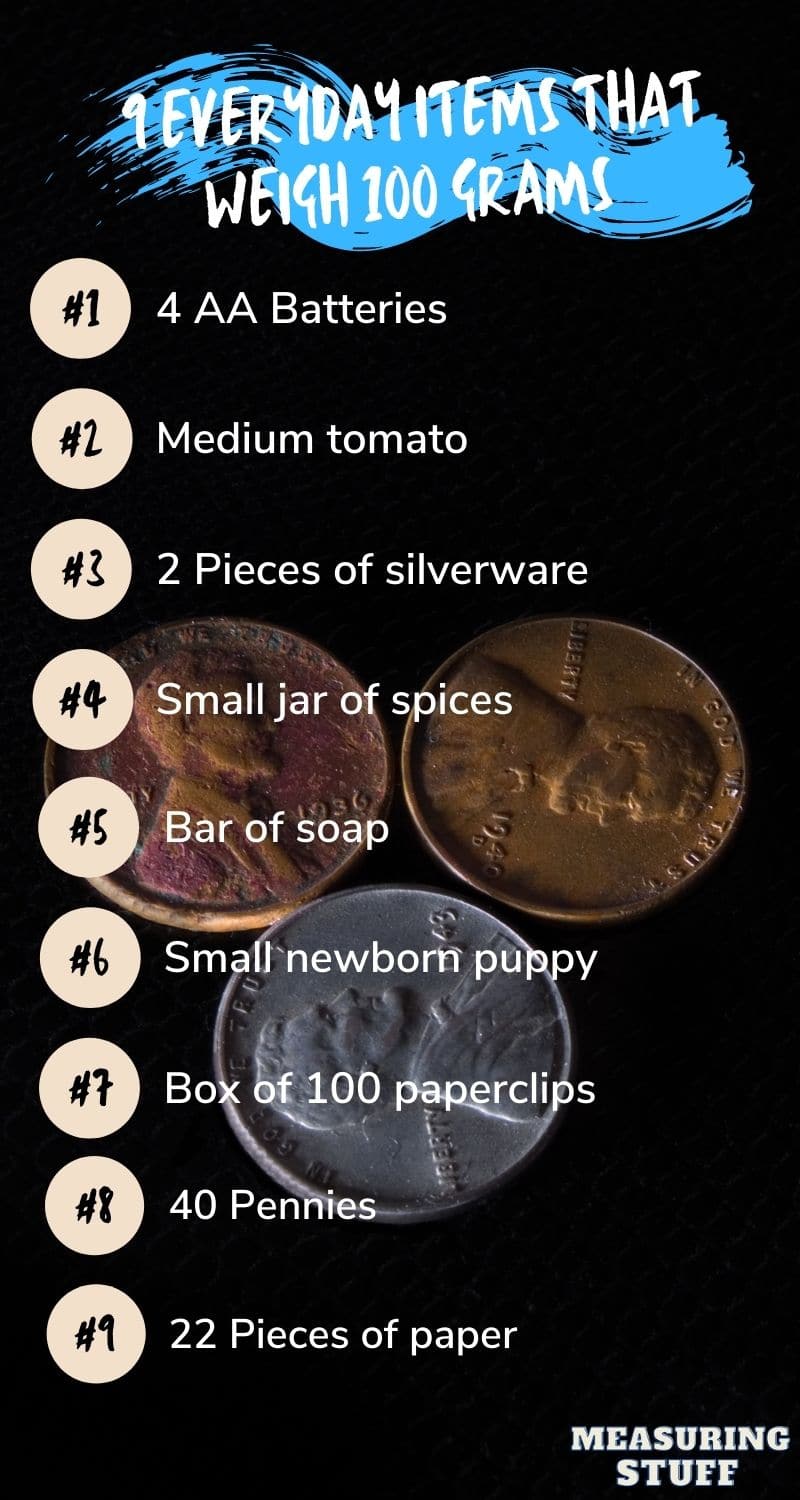 9 Everyday Items That Weigh 100 Grams Measuring Stuff 9 Everyday Items That Weigh 100 Grams Measuring Stuff