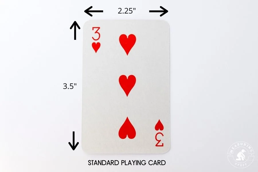 What Is The Size Of A Playing Card Measuring Stuff What Is The Size Of A Playing Card Measuring Stuff