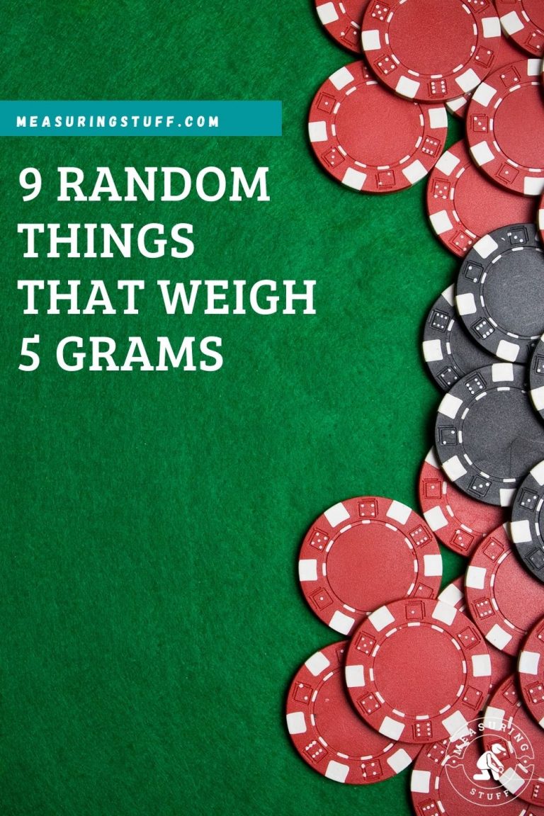 9 Random Things That Weigh 5 Grams – Measuring Stuff