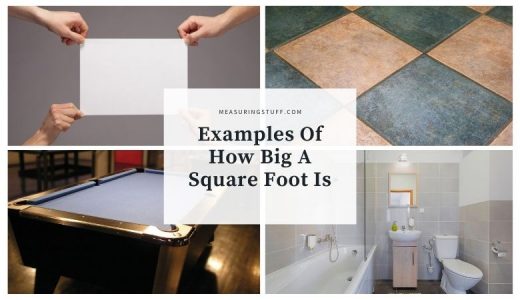 Examples Of How Big A Square Foot Is – Measuring Stuff