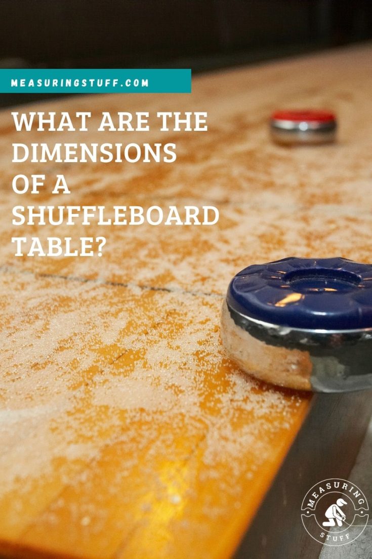 What Are The Dimensions Of A Shuffleboard Table? – Measuring Stuff