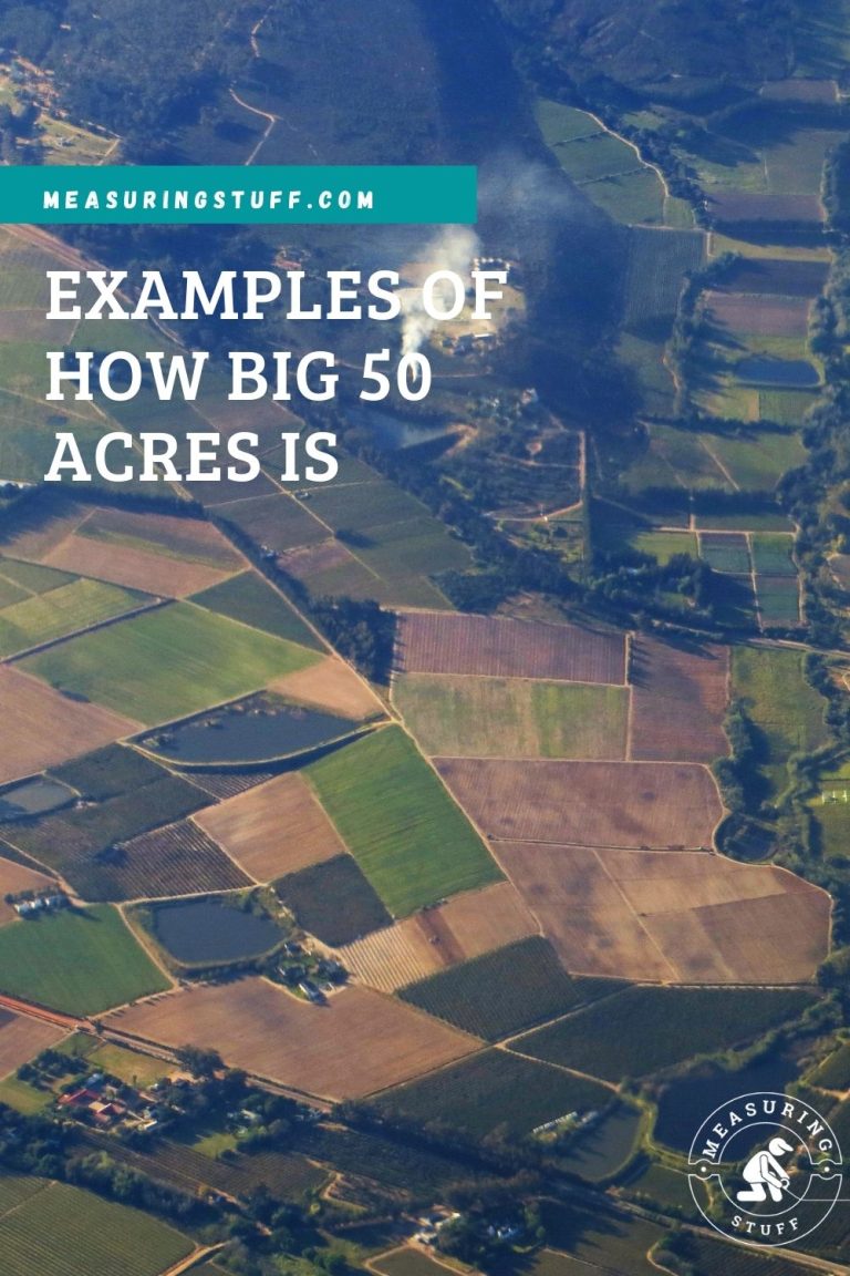 7 Examples Of How Big 50 Acres Is – Measuring Stuff