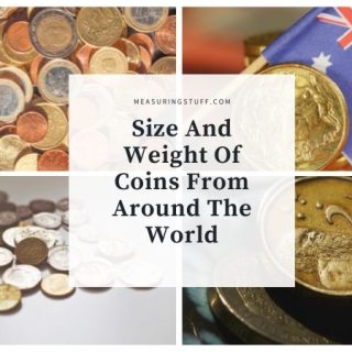 Size And Weight Of Coins From Around The World – Measuring Stuff