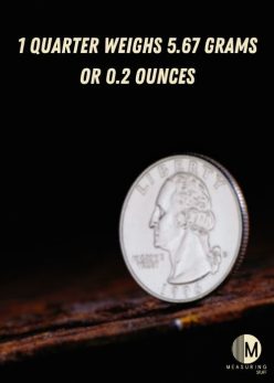 How Much Does A Thousand Dollars In Quarters Weigh? – Measuring Stuff