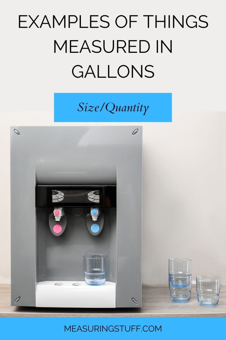 Examples Of Things Measured In Gallons – Measuring Stuff