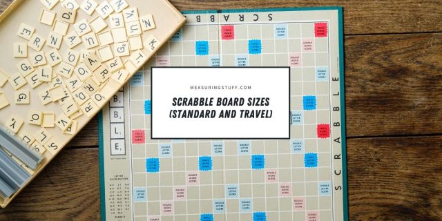 Scrabble Board Sizes (Standard And Travel) – Measuring Stuff