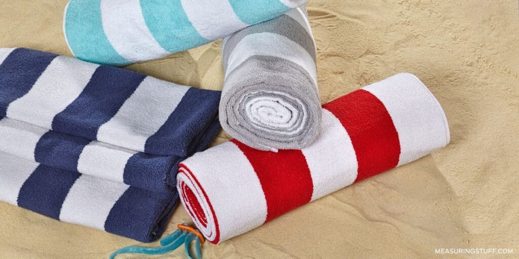 How Big Are Beach Towels? What Size Do I Need? – Measuring Stuff