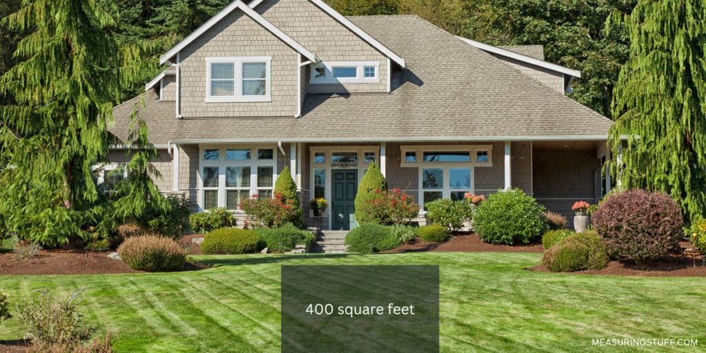 How Big Is 400 Square Feet (With Visual Examples) – Measuring Stuff