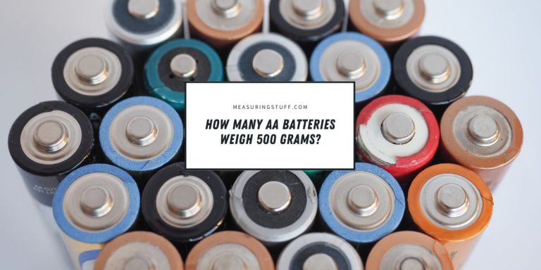 Weight Of Batteries – The Complete Guide – Measuring Stuff