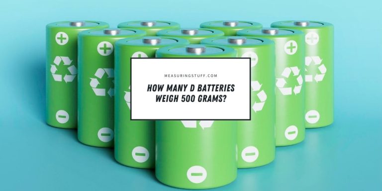 Weight Of Batteries – The Complete Guide – Measuring Stuff