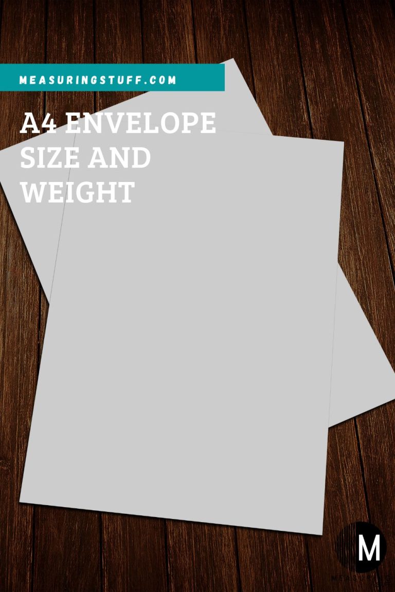 A4 Envelope Size And Weight- Complete Guide – Measuring Stuff