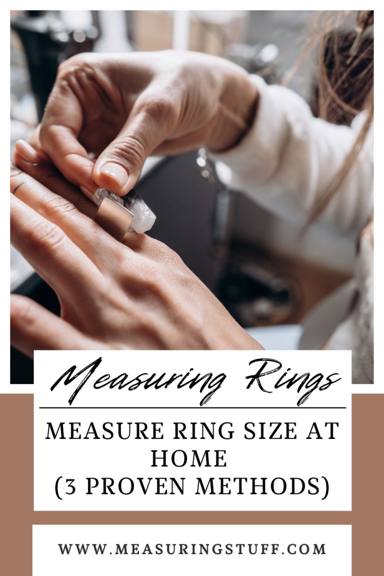 Measure Ring Size At Home (3 Proven Methods) – Measuring Stuff